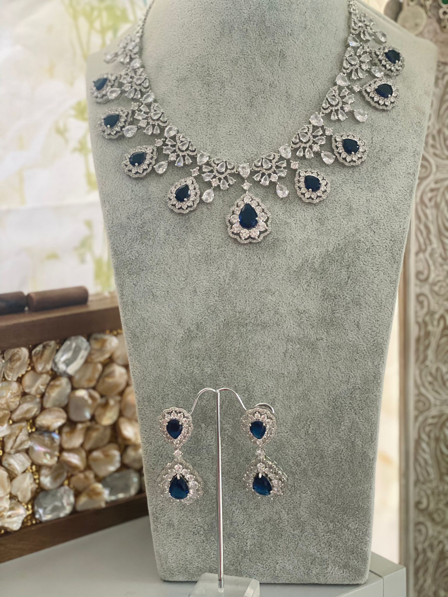 American Diamond Blue Set – MEHAF UK